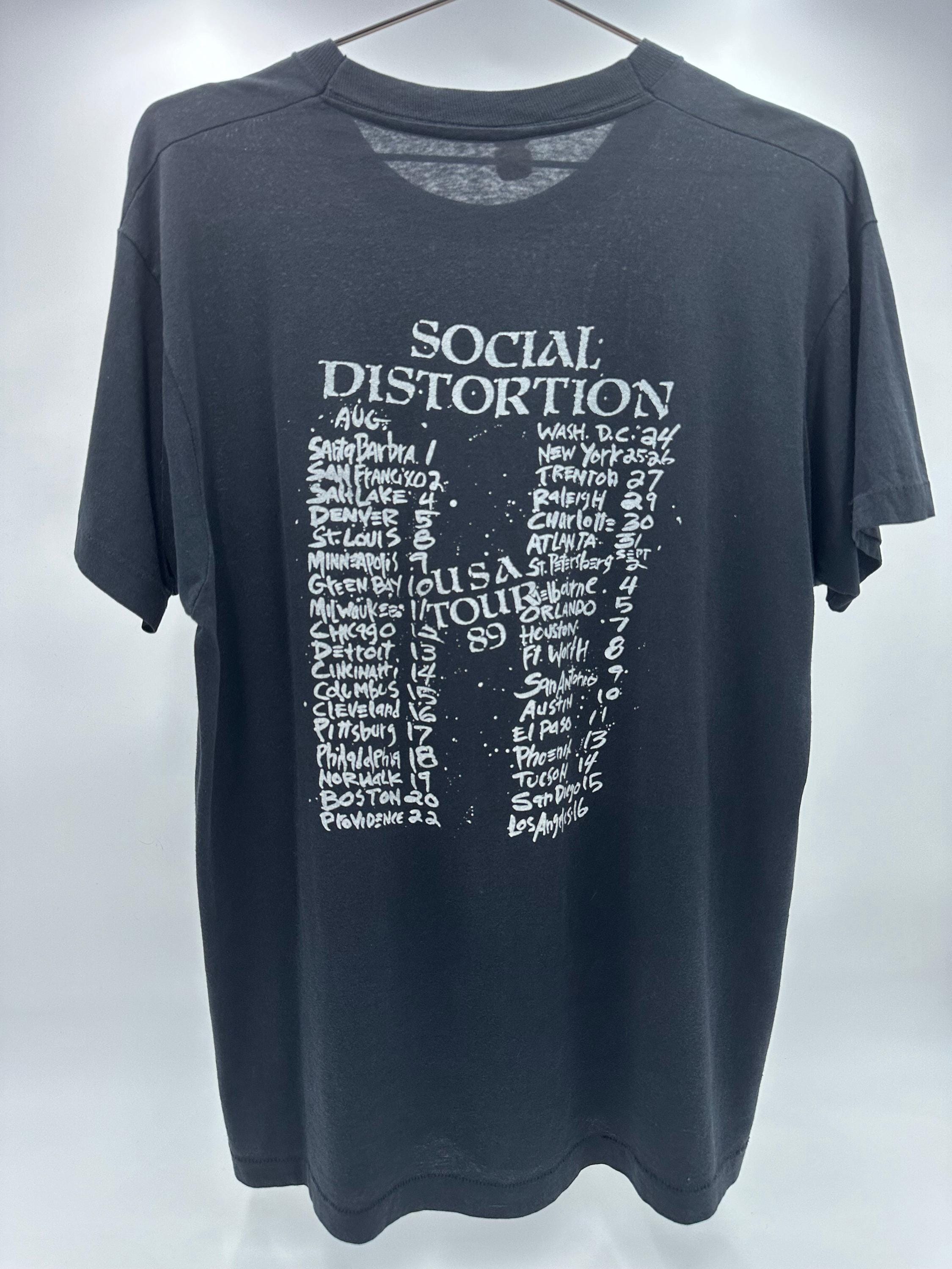 Social Distortion 1989 - Tour Shirt - Etsy