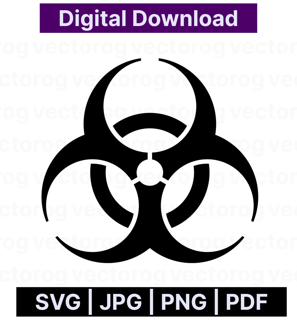Biohazard SVG, Biohazard Png, Biohazard Vector, Biohazard Silhouette ...