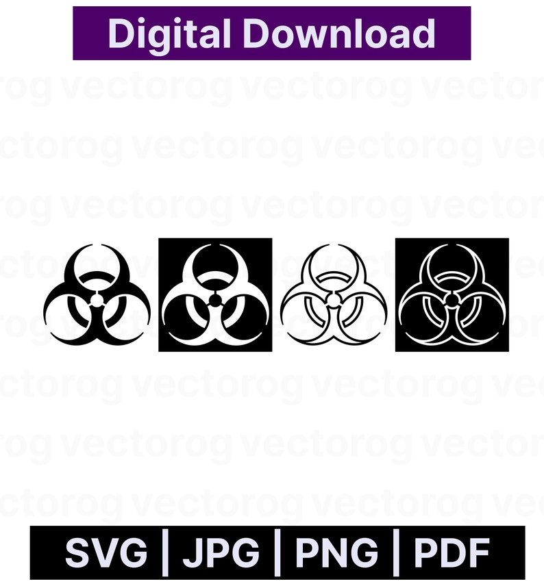 Biohazard SVG, Biohazard Png, Biohazard Vector, Biohazard Silhouette ...