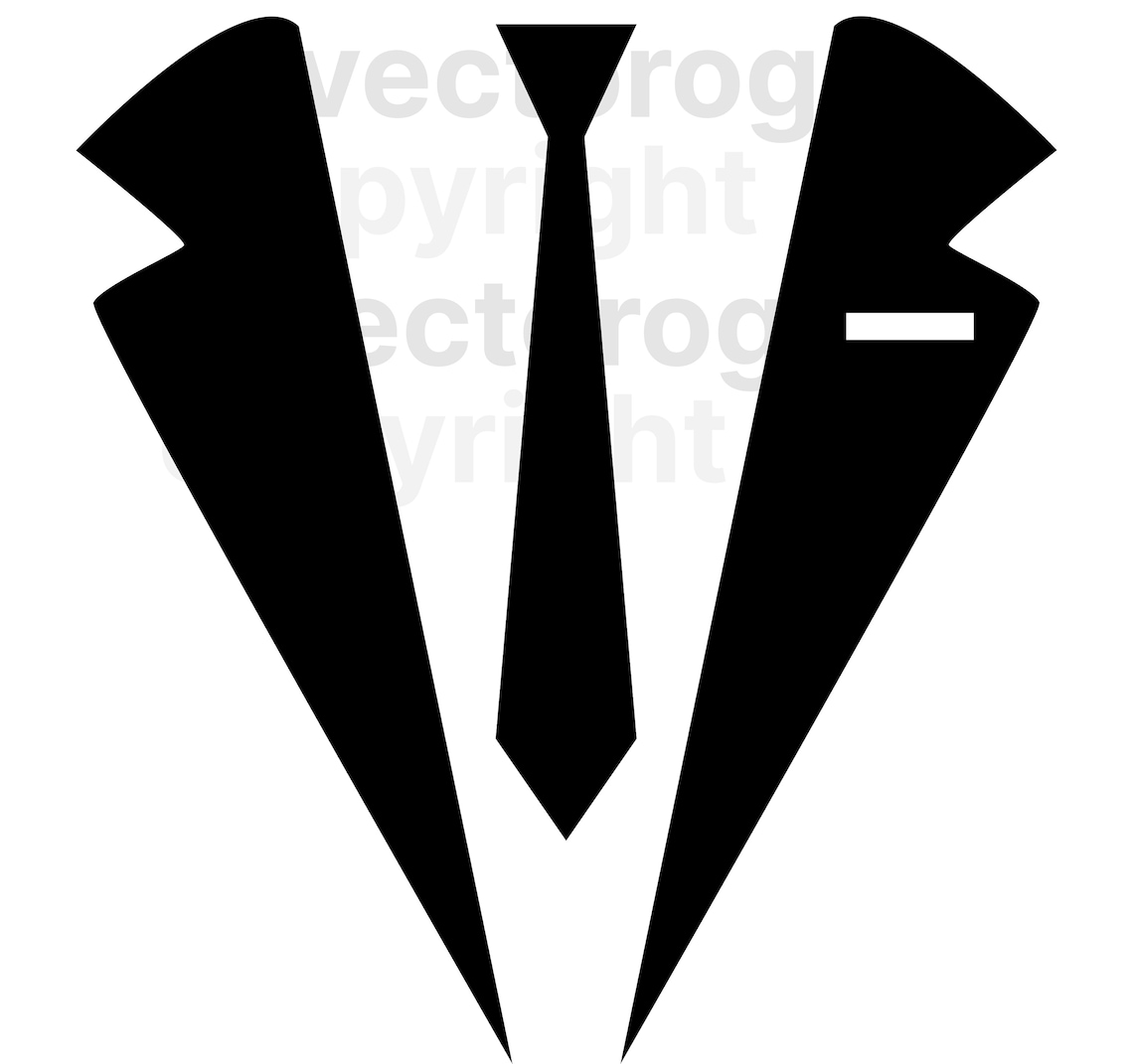Suit and Tie SVG, Suit and Tie Png, Suit and Tie Vector, Suit and Tie ...