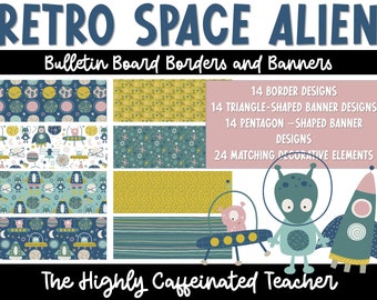 Boho Llamas Bulletin Board Borders and Banners L Bulletin Board Kit L ...