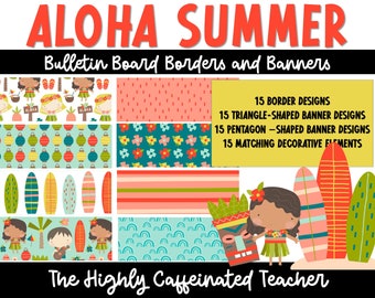 Boho Llamas Bulletin Board Borders and Banners L Bulletin Board Kit L ...