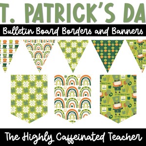 St. Patrick's Day Bulletin Board Kit L St. Patrick's Day Classroom ...