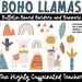 Boho Llamas Bulletin Board Borders and Banners L Bulletin Board Kit L ...