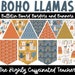 Boho Llamas Bulletin Board Borders and Banners L Bulletin Board Kit L ...