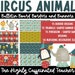 Circus Animals Bulletin Board Borders and Banners L Bulletin Board Kit ...