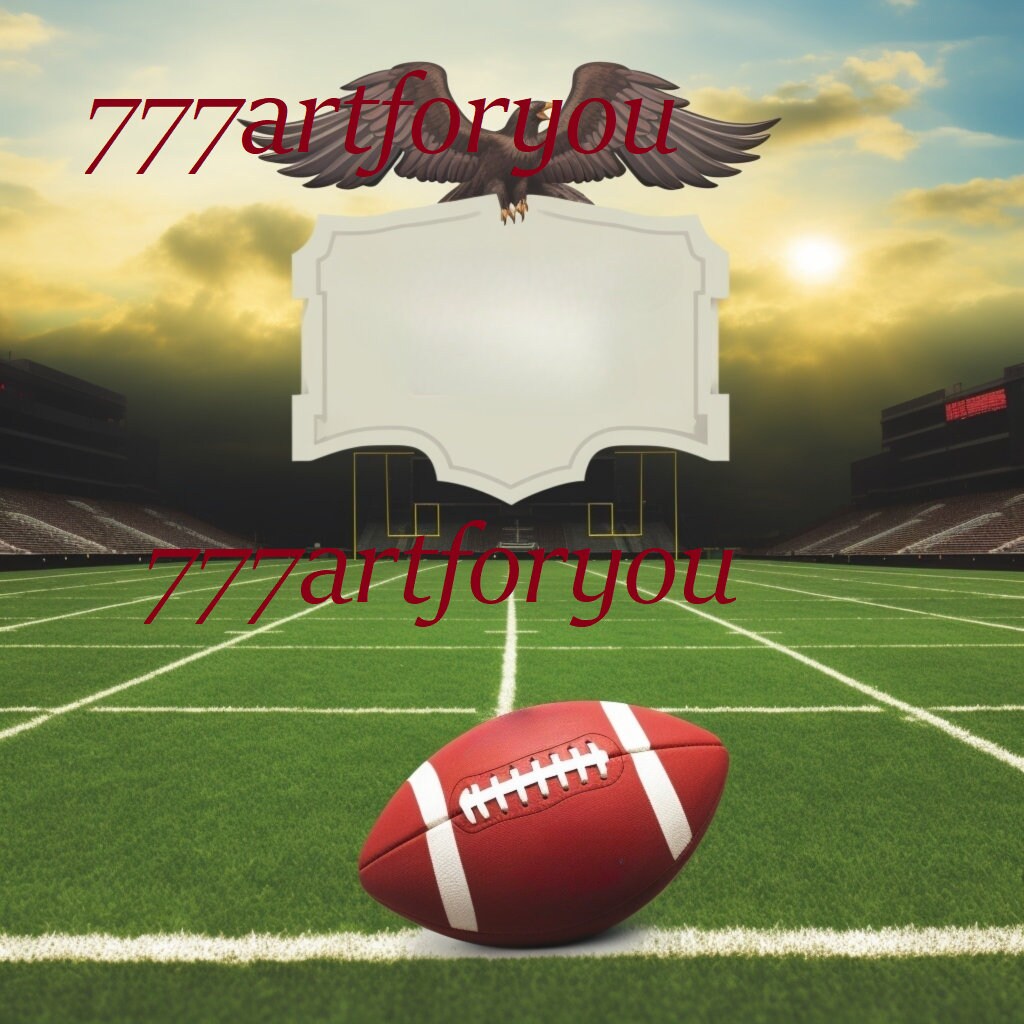 Football Field Heaven in Loving Memory PNG: Forever in Our Hearts Rest ...