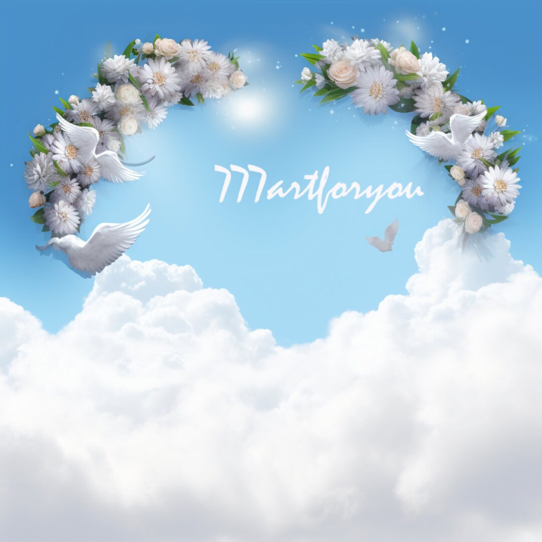 HEAVEN IMAGE / Jpeg / Png / Background / Memorial Heaven Background ...