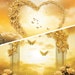 In Loving Memory PNG, Yellow Sky Heaven Stairway Memorial Background ...