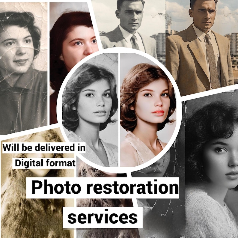Old Photo Restoration Service, Restore Picture, Clear Photo Fix, Image ...