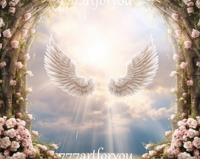 In Loving Memory PNG Memorial Background EDITABLE, Heart in Heaven ...