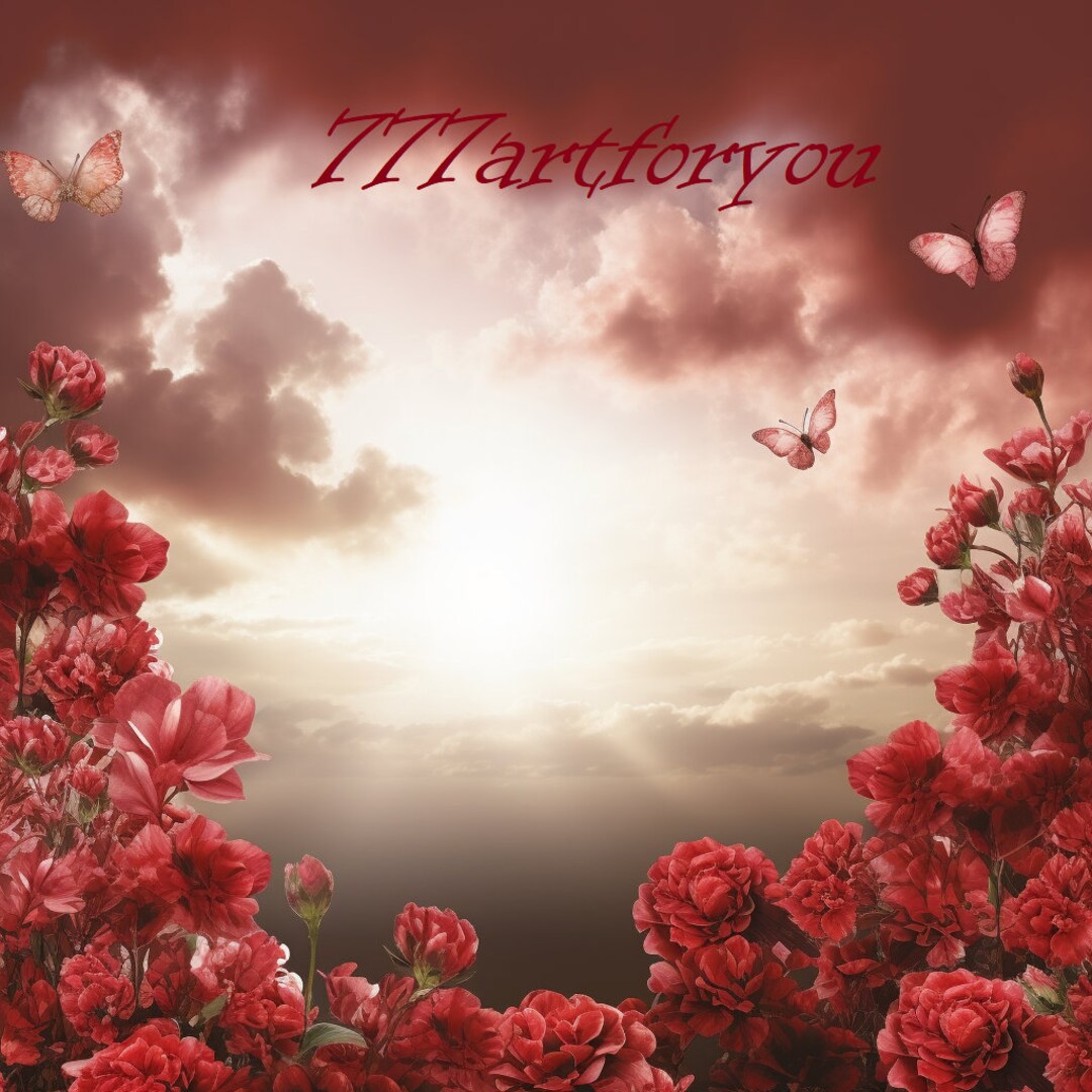 Red in Loving Memory PNG, Memorial Background Template Stairs to Heaven ...