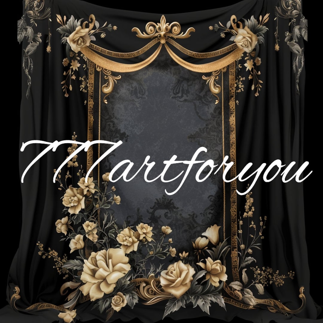 Black Gold Rest in Heaven Grave Blanket Forever in Our Hearts Editable ...