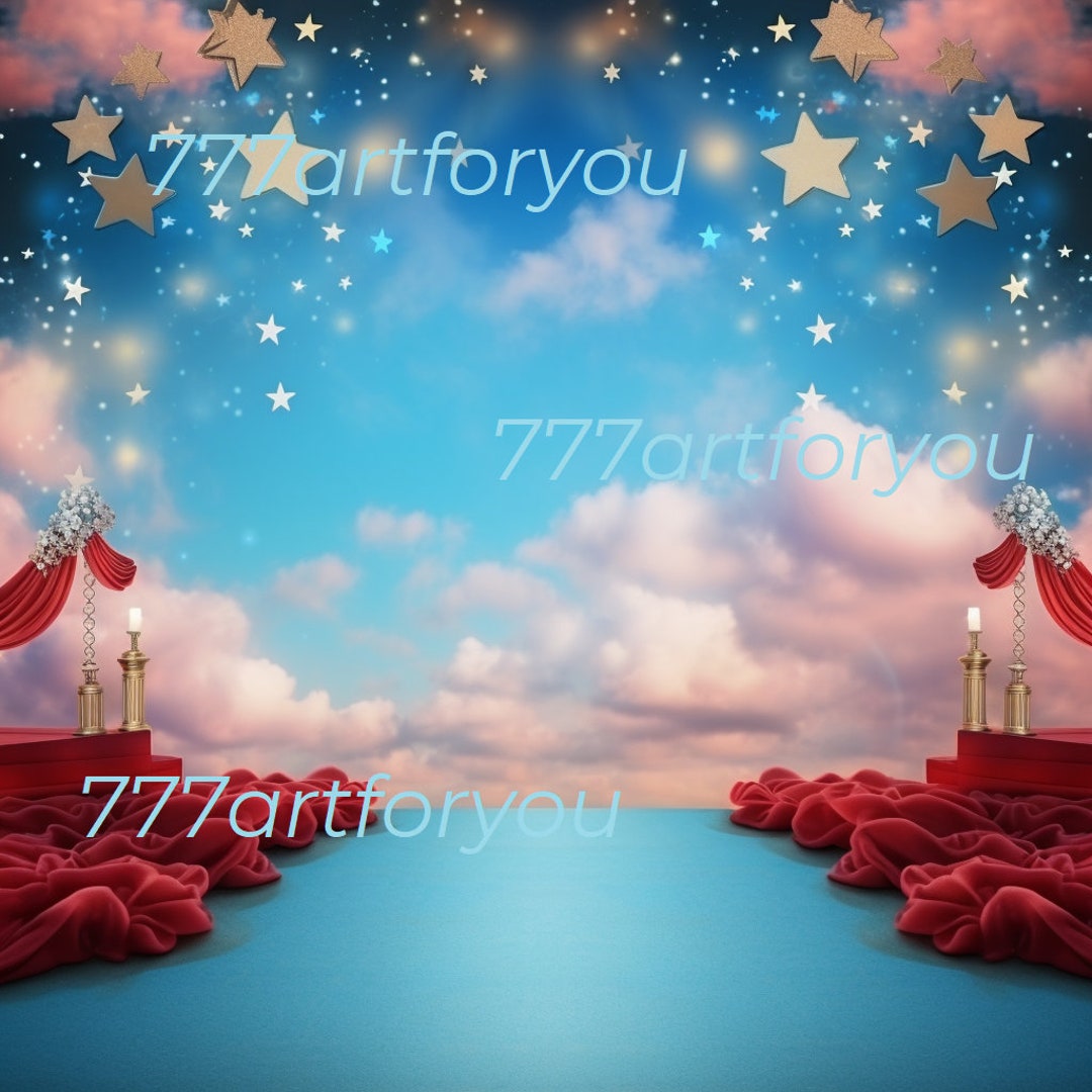 Red Heavens Stairway in Loving Memory Angel Wings Memorial Background ...