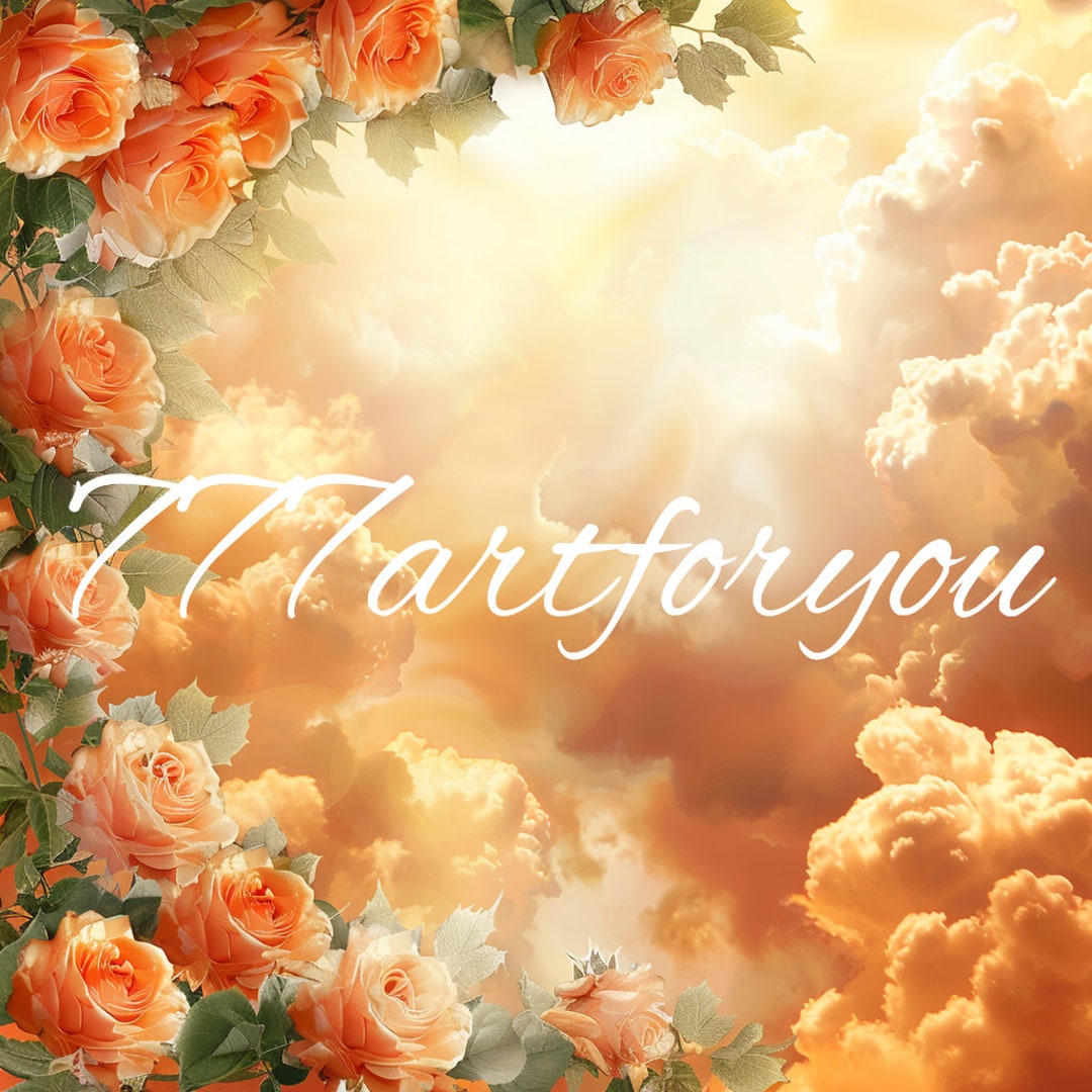 Orange Heaven Long Live Missing You in Loving Memory Angel Wings ...
