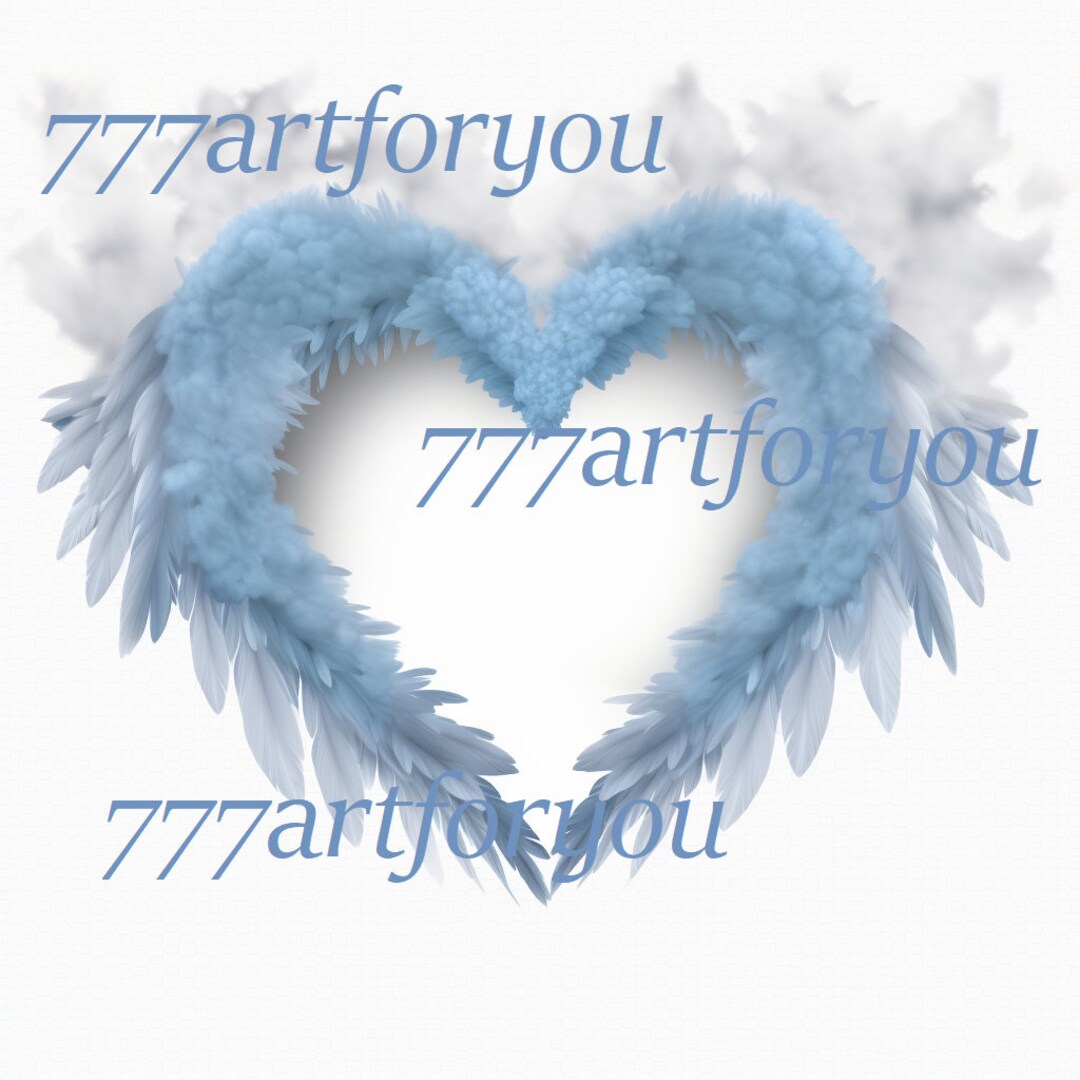 Blue Heavens Gate in Loving Memory Forever in Our Hearts Angel Wings ...