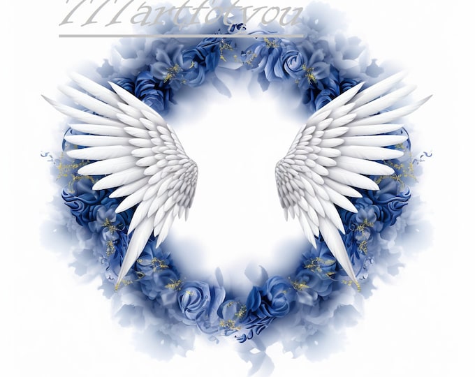 In Loving Memory PNG, Blue Memorial Background, Funeral Gift Design ...