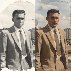 Restore Old Photo Restoration Service Colorize Photo Gift Family ...