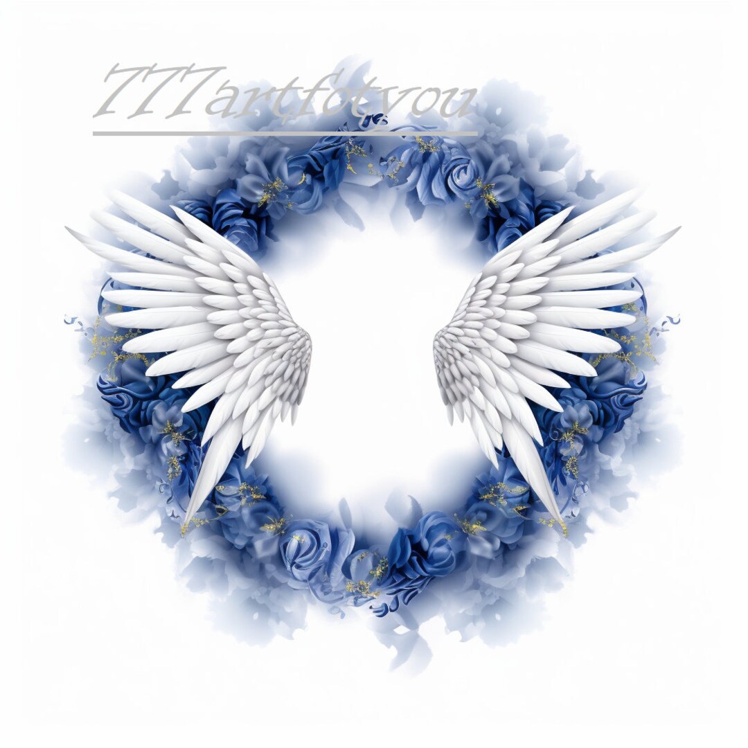 Blue Heaven Sky Funeral Background | Instant Download RIP PNG | Heavens ...