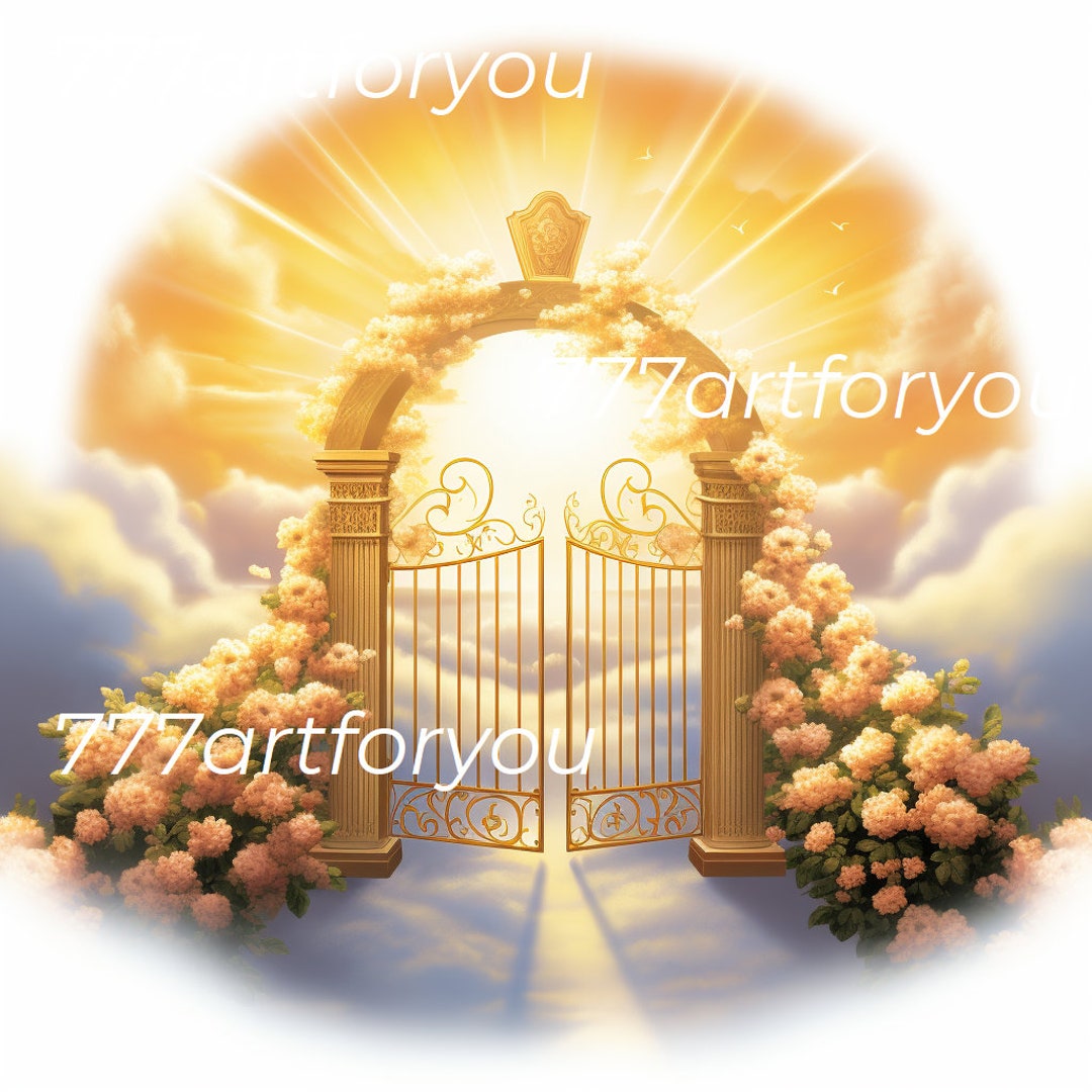 In Loving Memory Backdrop, Memorial Background, Stairs to Heaven ...