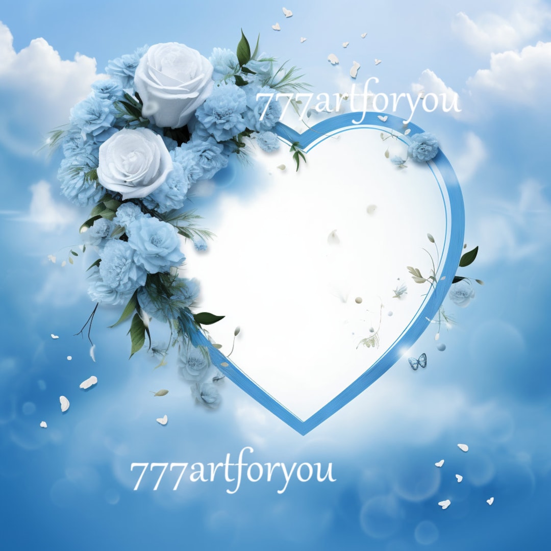 In Loving Memory PNG, Blue Memorial Background, Funeral Gift Design ...
