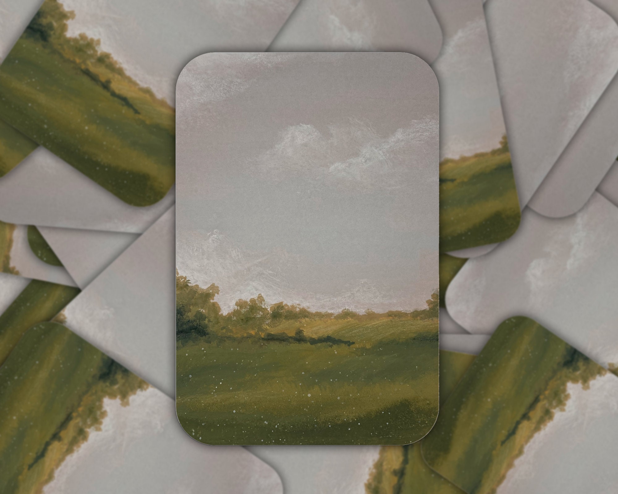 Vintage Landscape Sticker for Laptop English Countryside Sticker for ...