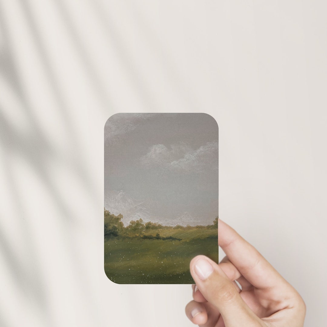 Vintage Landscape Sticker for Laptop English Countryside Sticker for ...