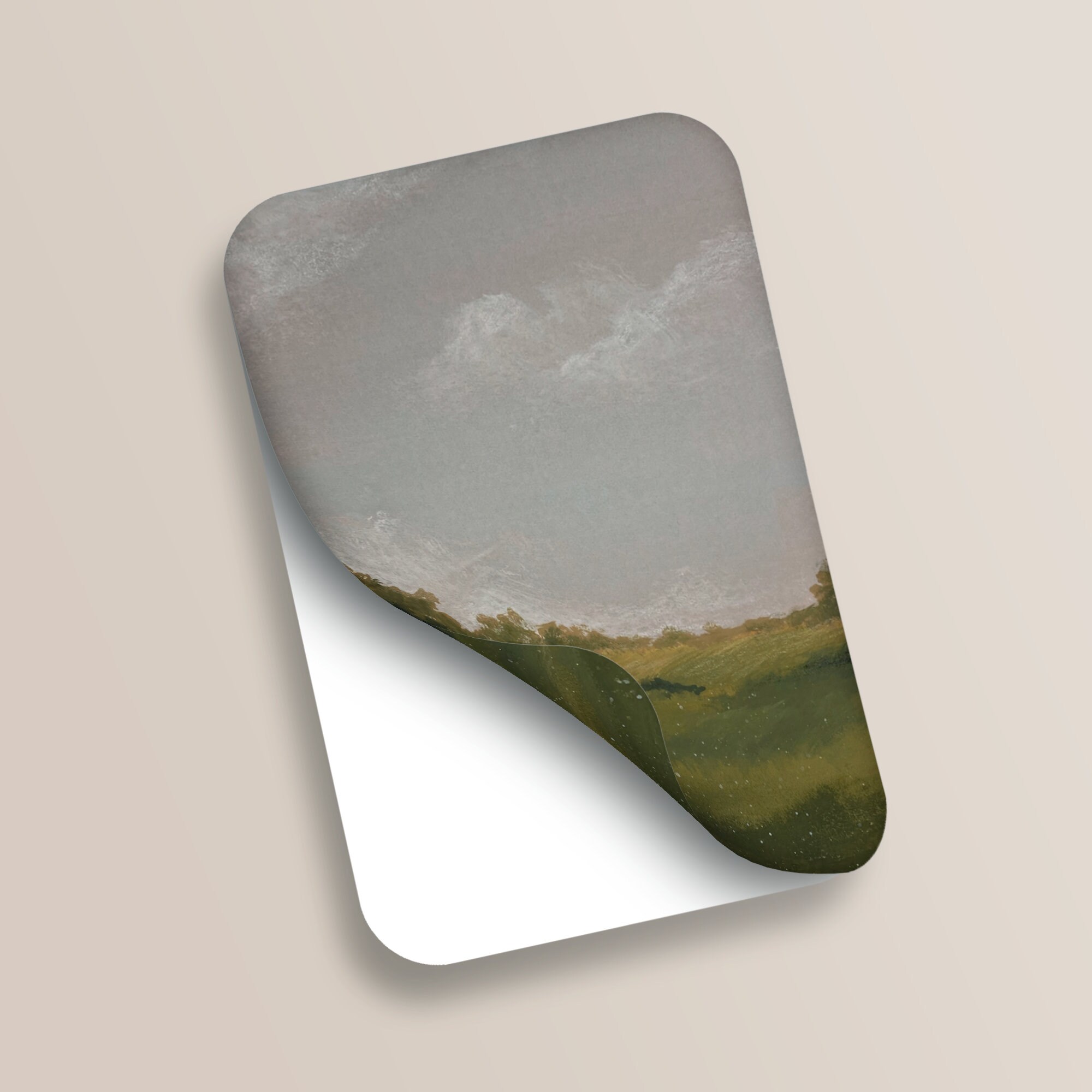 Vintage Landscape Sticker for Laptop English Countryside Sticker for ...