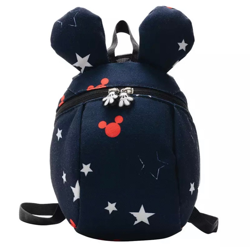Mickey Mouse Backpack Cartoon Cute Children's Anti-lock Schoolbag Boy ...