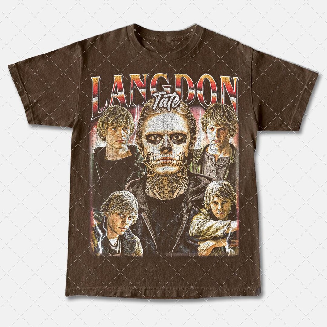 Vintage 90s Evan Peters Tate Langdon Tee, Tate Langdon T-shirt, Tv ...