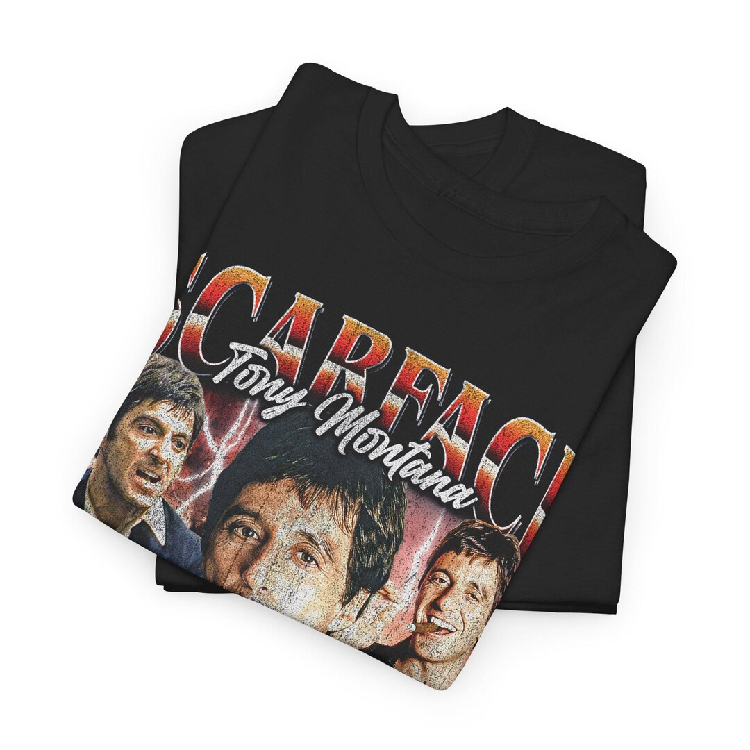 Vintage 90s Scarface Tony Montana Tee, Tony Montana T-shirt, Tv Series ...