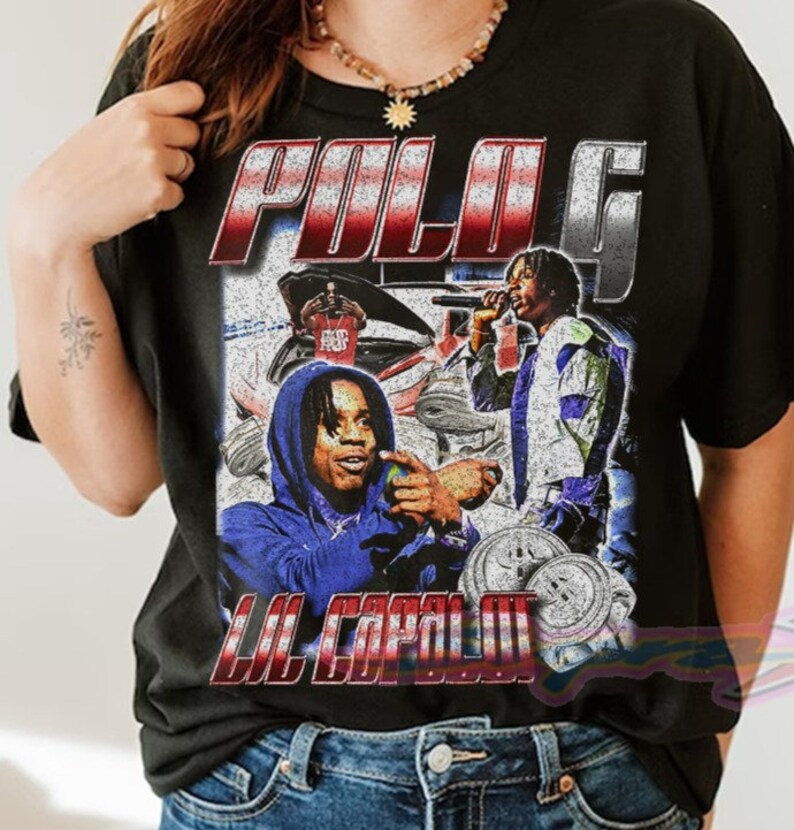 Polo G Hip Hop T-shirt Rap Hip Hop Star polo G Bootleg - Etsy