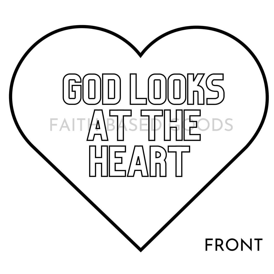 God Looks at the Heart. Sunday School Activity. Children's Craft. 1 ...