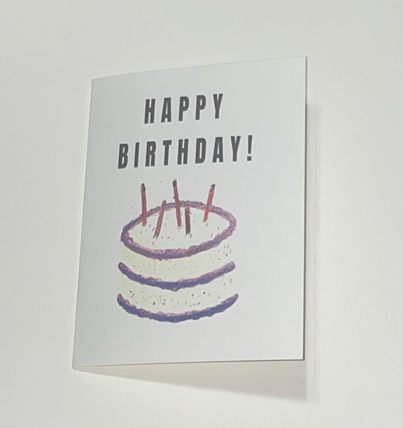 420 Themed Happy Birthday Card Birthday Cake Card for Friends or Family ...