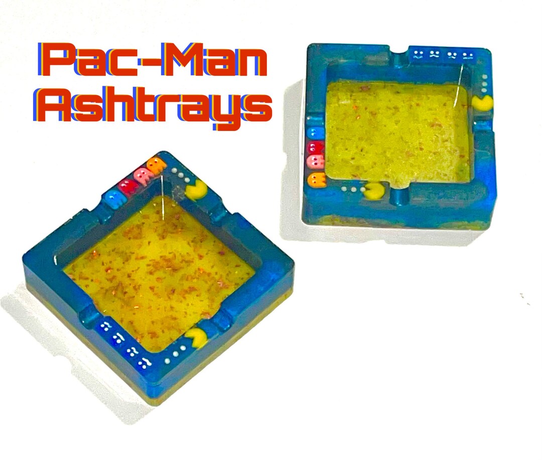 Handmade Pac-man Ashtray Retro Arcade Decor, Unique Gift for Gamers ...