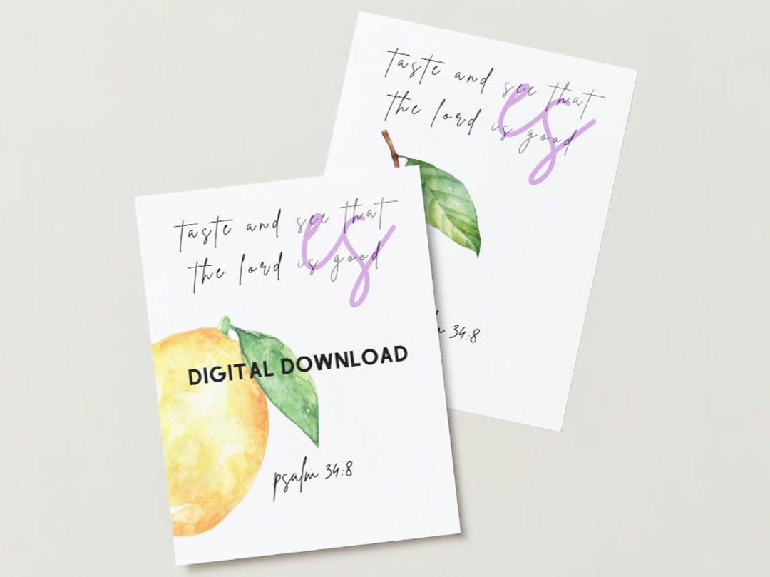 Kitchen Wall Decor Taste and See-digital Download - Etsy