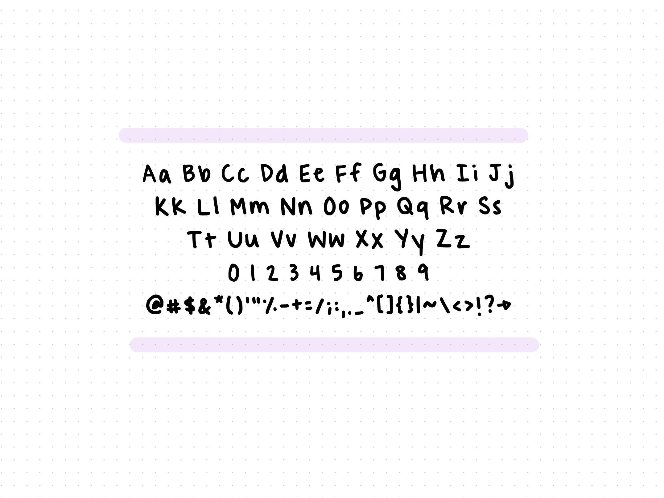 Cute and Cozy Handwritten Goodnotes Font for Digital Planning, Note ...