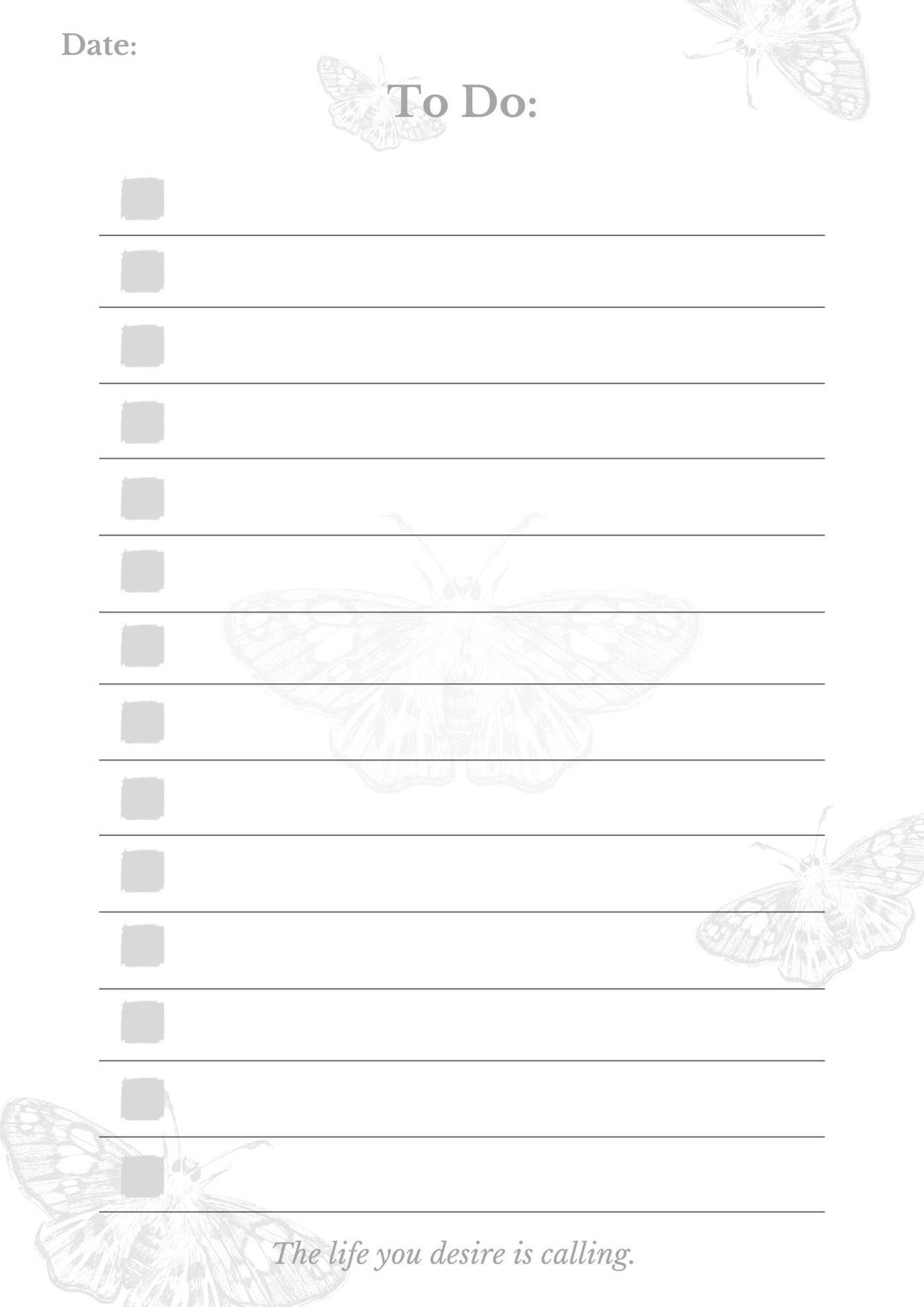 Minimal Printable to Do List, to Do List, Weekly to Do Planner, to Do ...