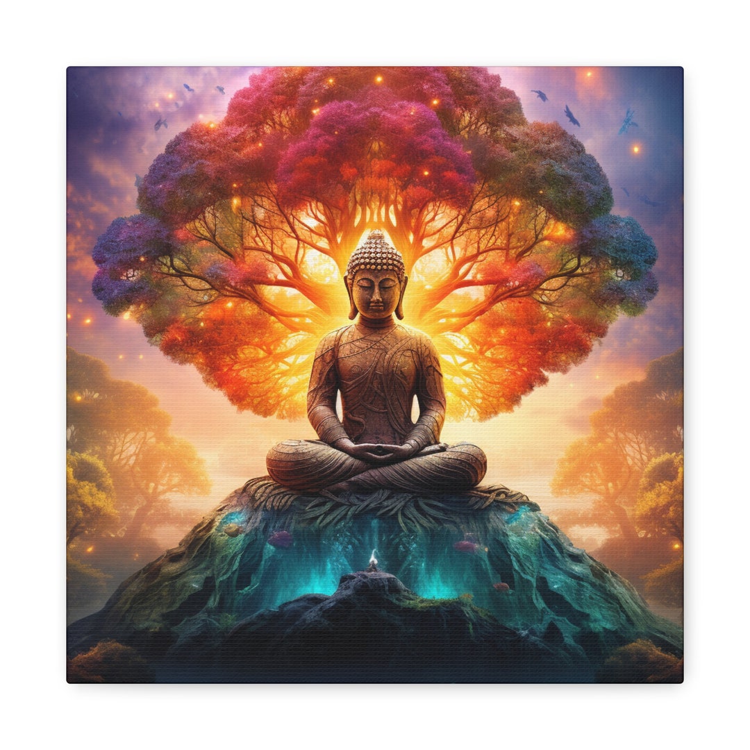 The Rainbow Buddha. - Etsy