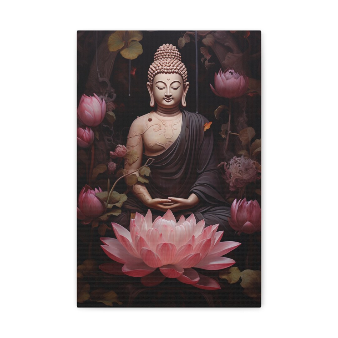 Lotus-blessed Buddha - Etsy