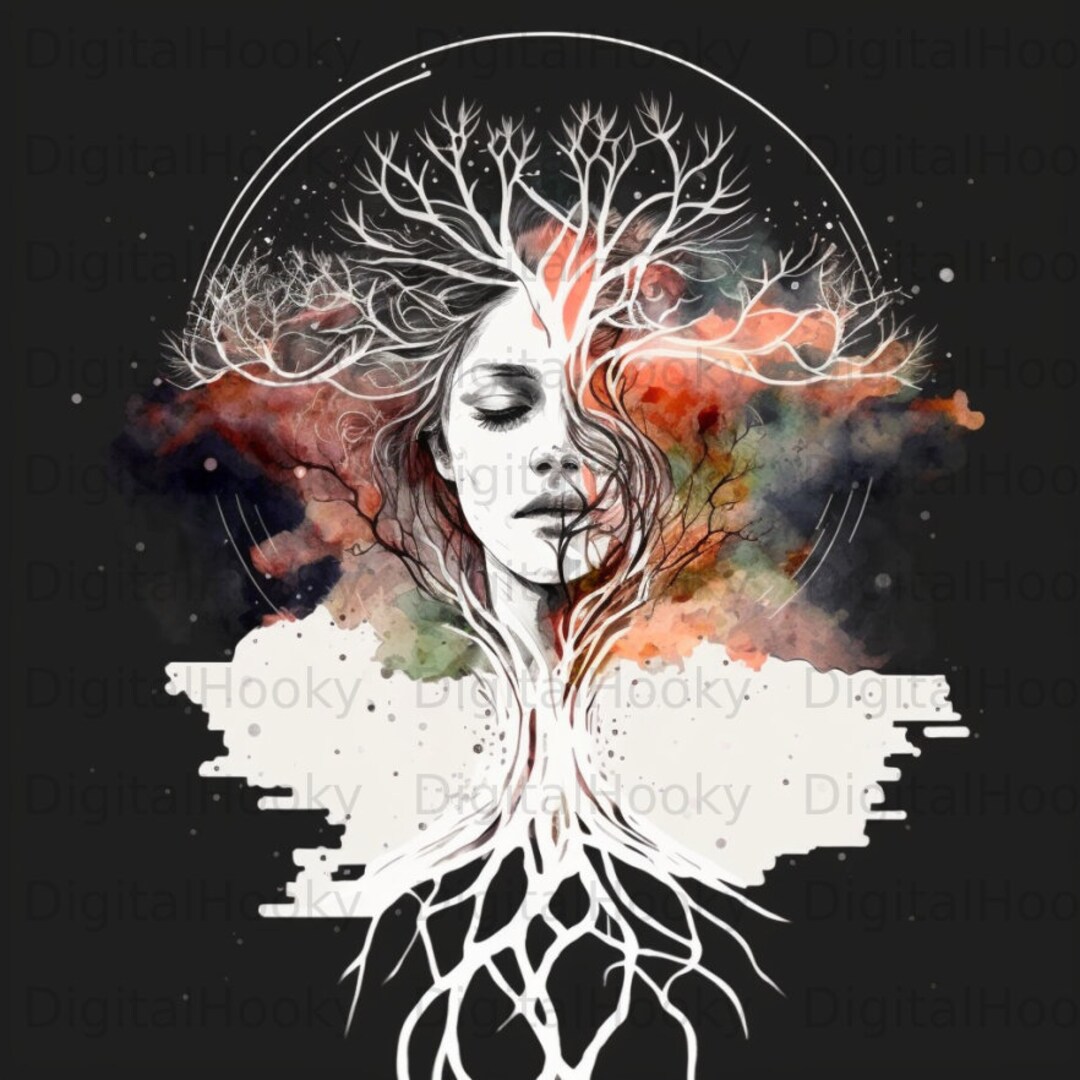 Tree of Life, Digital Download, Tree of Life Clip Art, Colorful Tree of ...