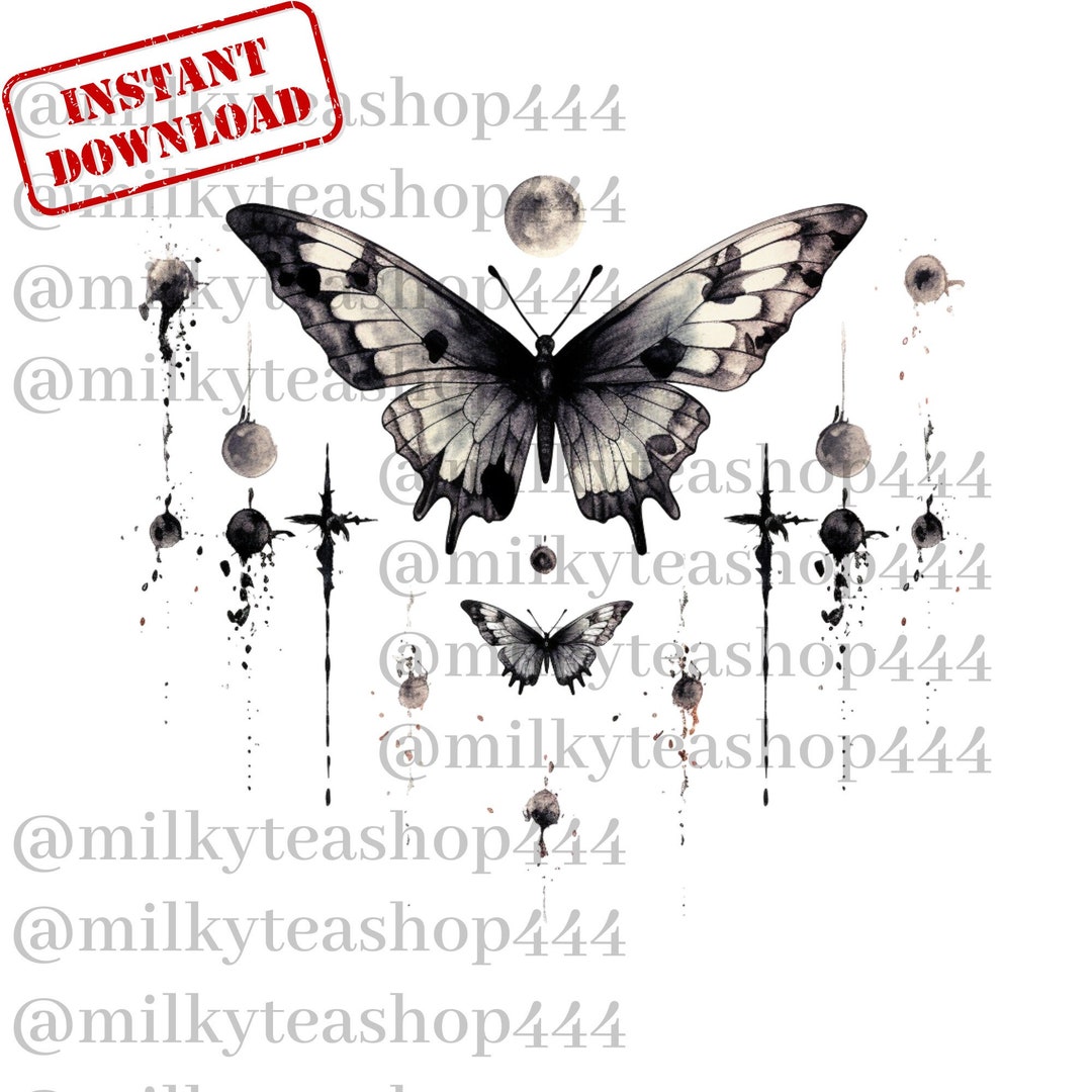 Fairy Grunge SVG File Fairy Core Whimsy Goth Design Dark - Etsy