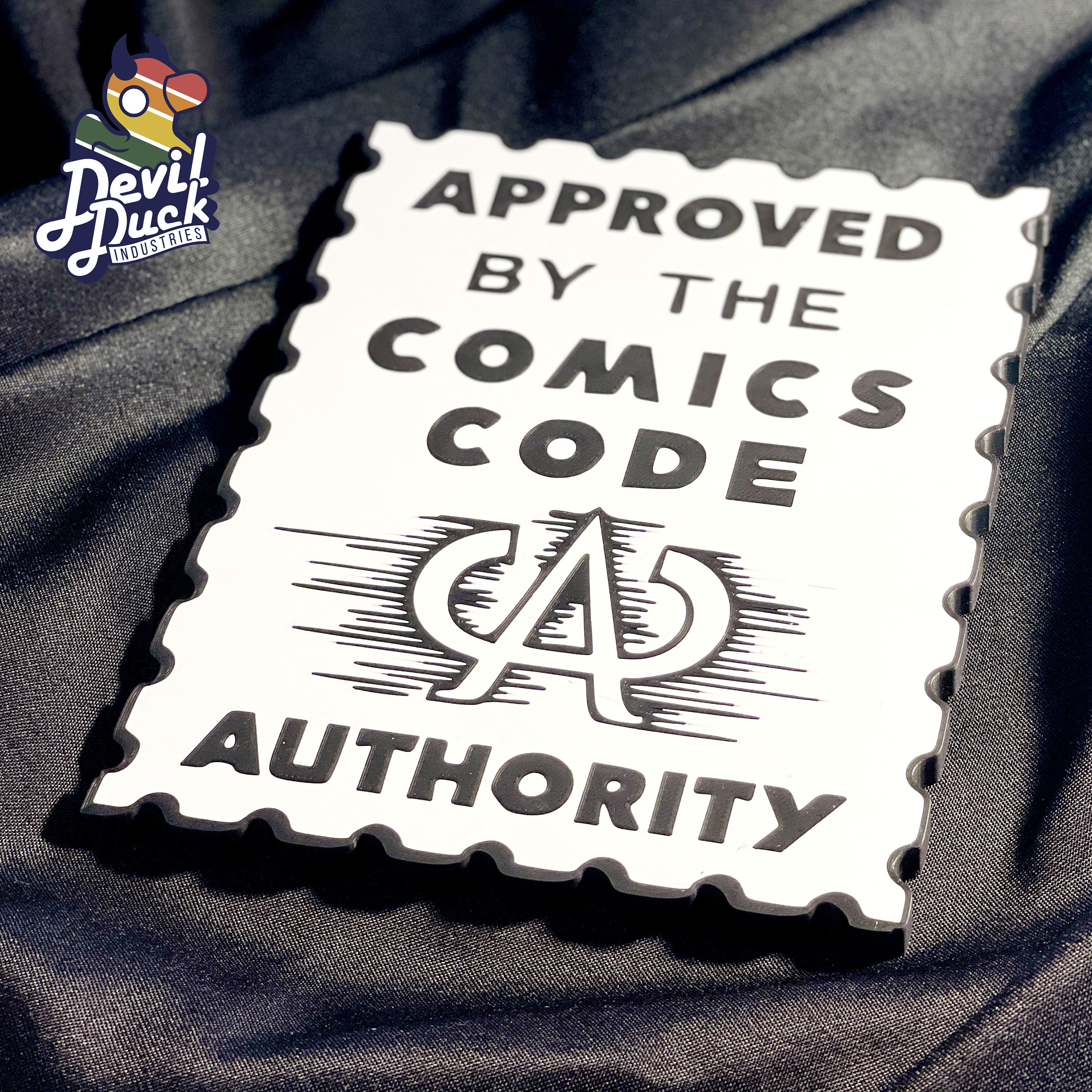 Comics Code Authority Stamp Wall Art Comic Book Decoration Classic ...