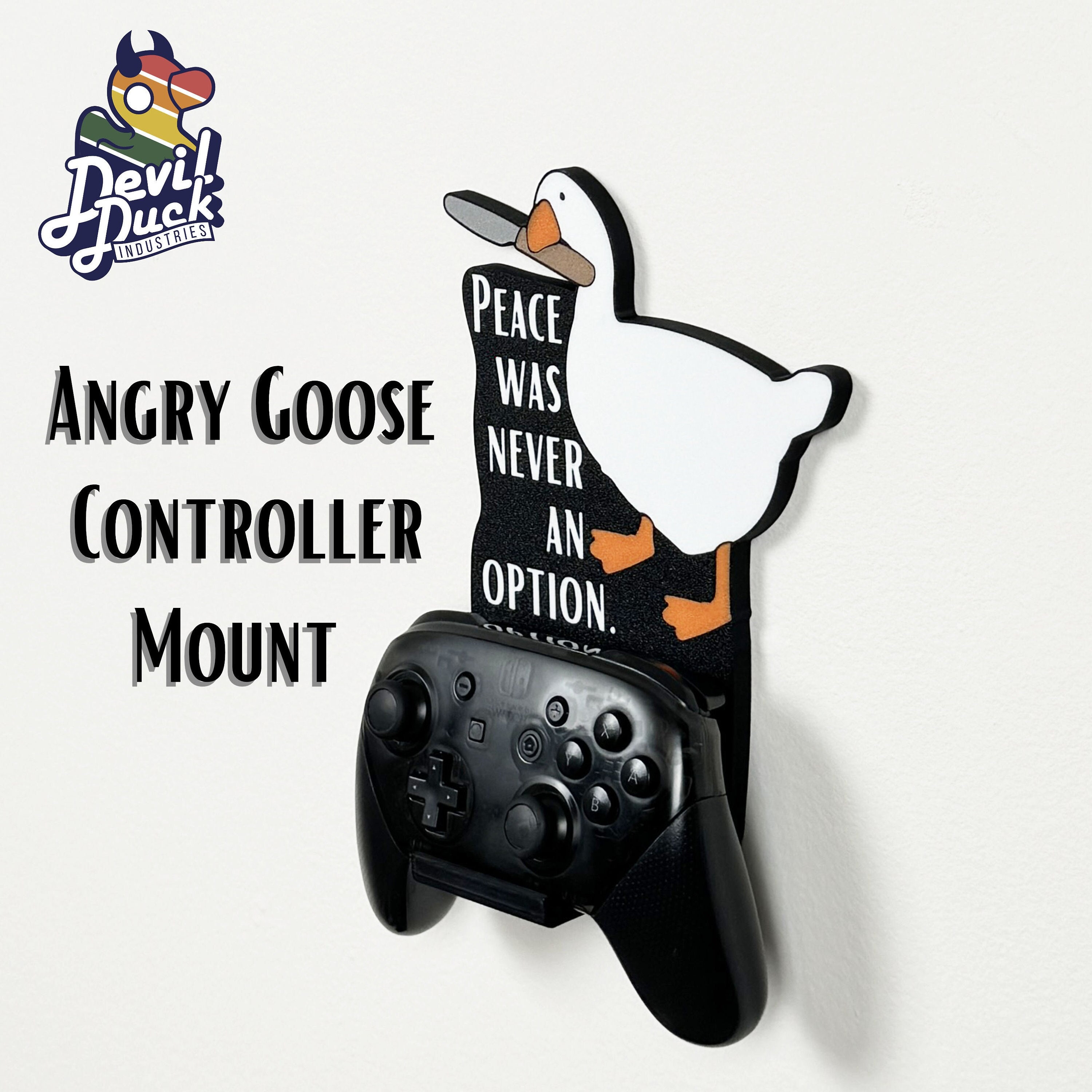 Angry Goose Controller Hook Holder Hanger Desk Wall Mount - Etsy