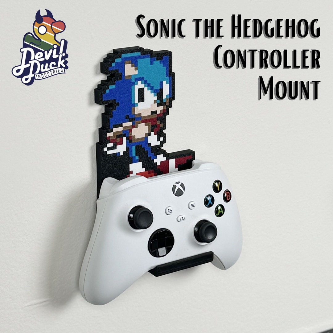 Sonic the Hedgehog Controller Hook Holder Hanger Desk Wall Mount ...