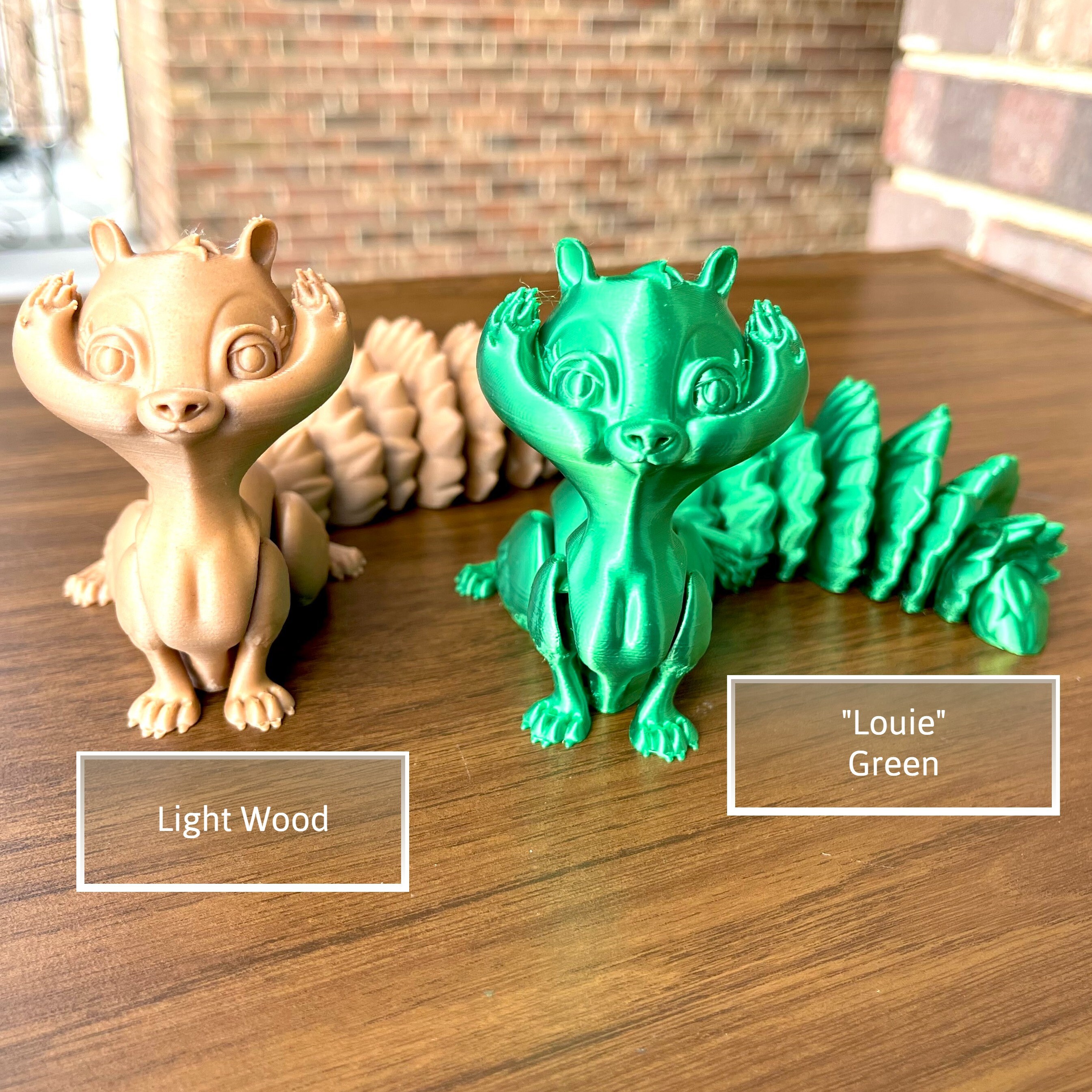 Articulating Squirrel Friend Fidget Desk Toy - Etsy