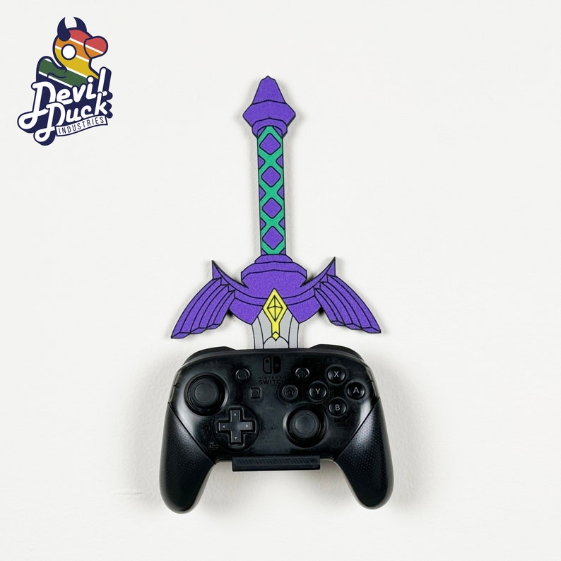 Master Sword Controller Hook Stand Caddy Hanger Holder Desk Wall Mount ...