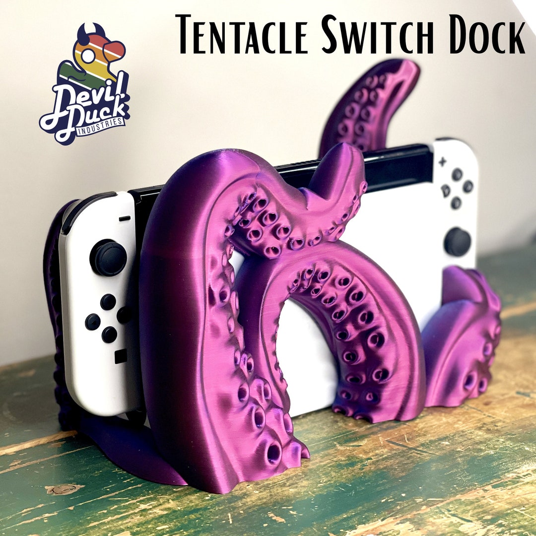 Tentacle Switch Dock | Nintendo Switch Decoration Cradle Mount Base ...
