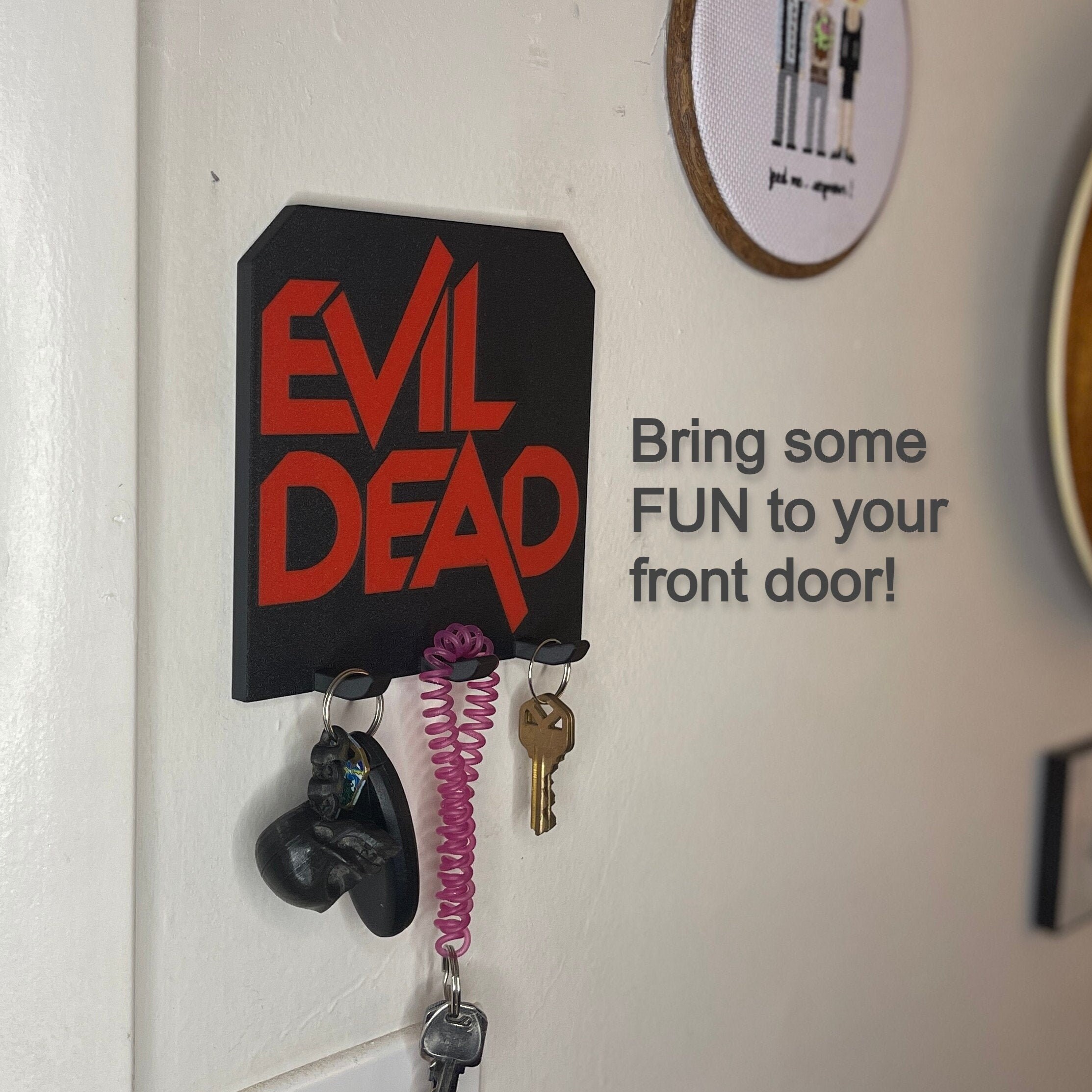 Evil Dead Key Hook Evil Dead Movie Key Holder Hanger Caddy - Etsy