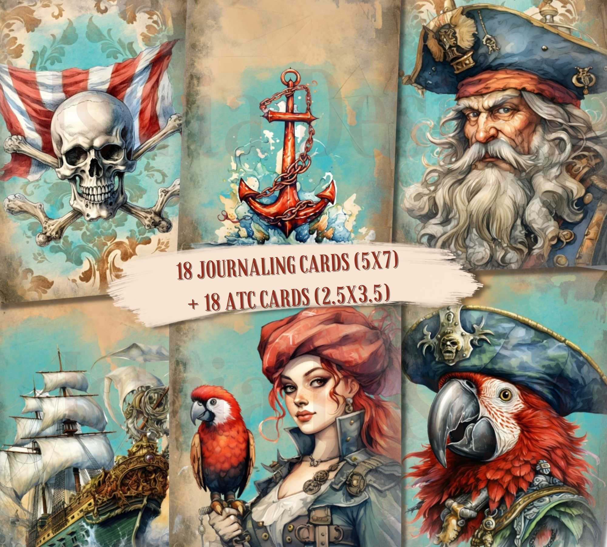 Antique Pirate Illustration
